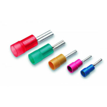 Cimco GeÏsoleerde Kabelschoen, Stiftvorm Cu, 0,5 - 1mm², rood ...